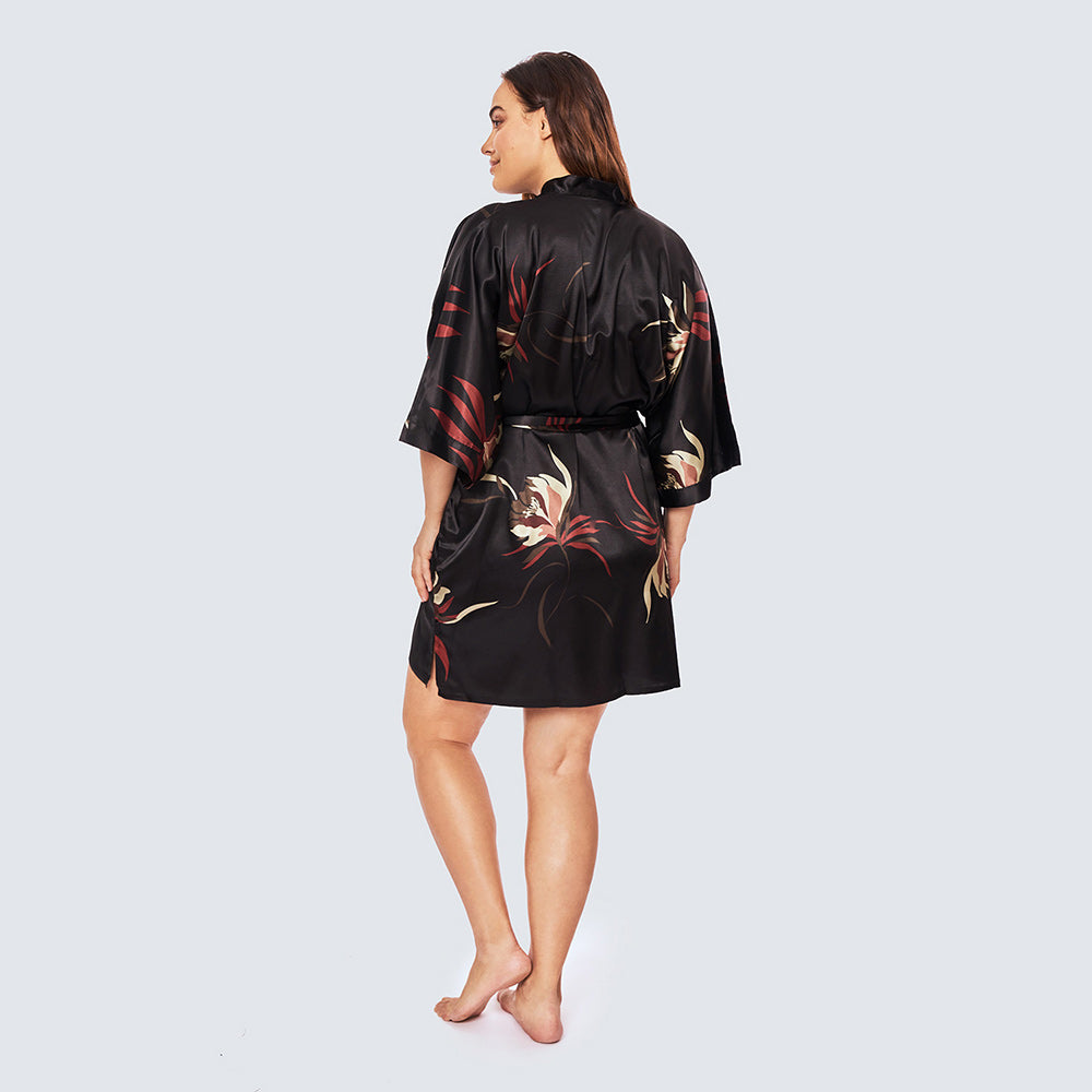 Hana Plus Size Short Kimono Robe - Multiple Colors – kimandono.com